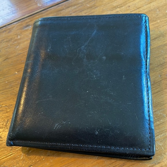 Bags | Mens Black Rolfs Double Attach Bi Fold Wallet | Poshmark